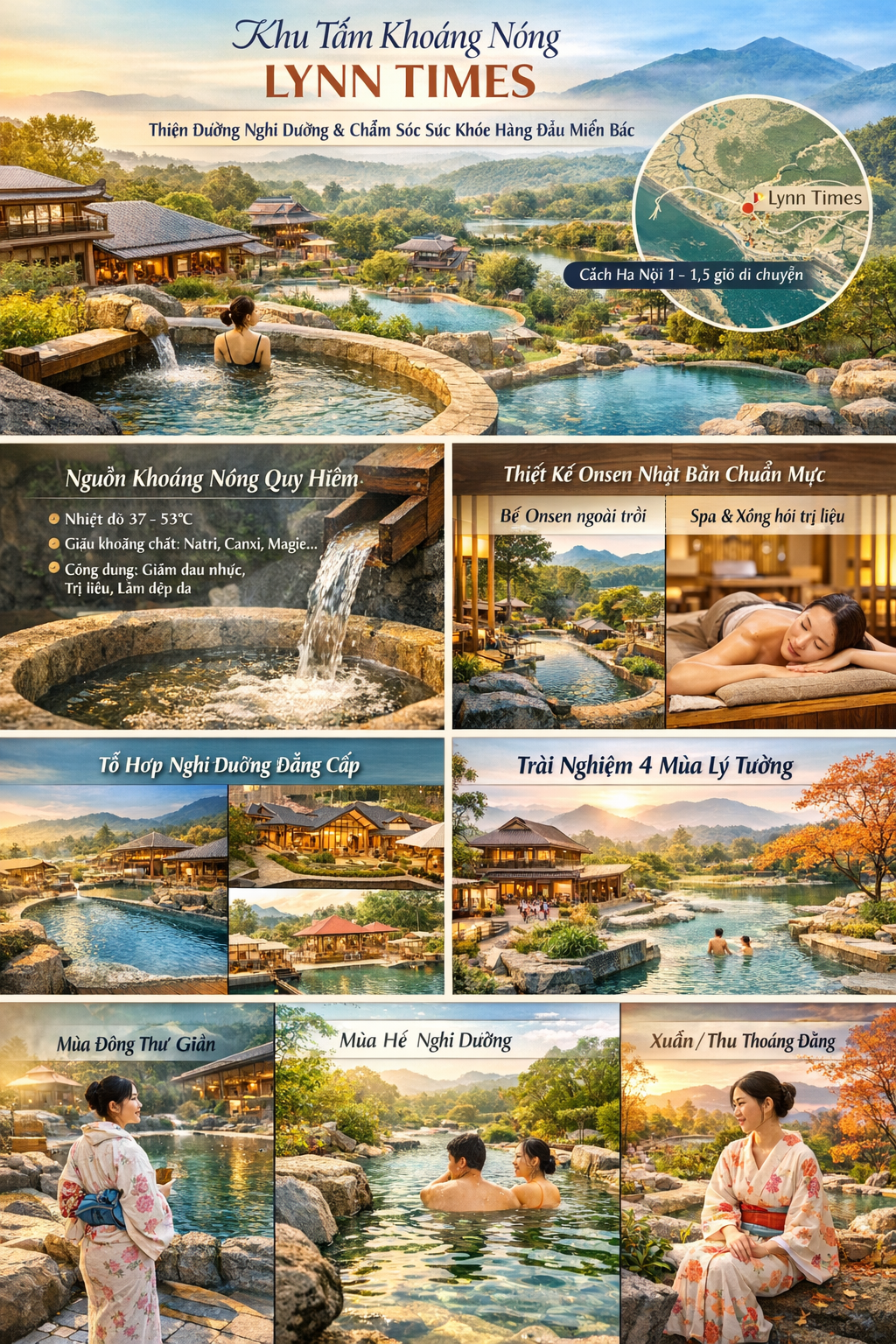 Khu Tắm Khoáng Nóng Lynn Times – Thiên Đường Nghỉ Dưỡng & Chăm Sóc Sức Khỏe Hàng Đầu Miền Bắc